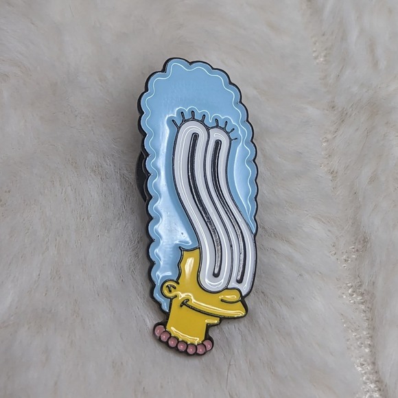 Handmade | Jewelry | Marge Simpson Trippy The Simpsons Enamel Pin ...